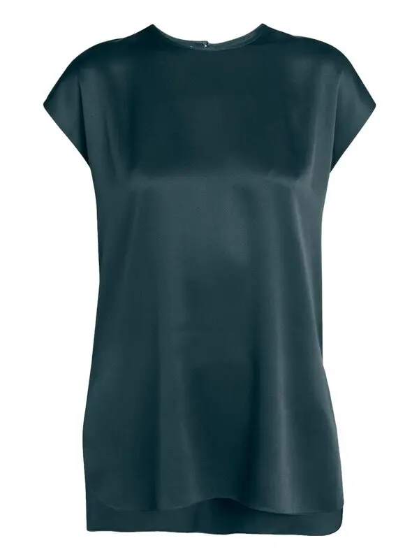 Giorgio Armani Short Sleeve Blouse - Forest