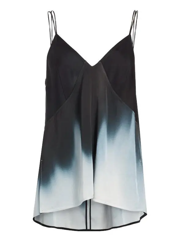 Proenza Schouler Sabine Ombré Gabardine Camisole - Midnight Multi
