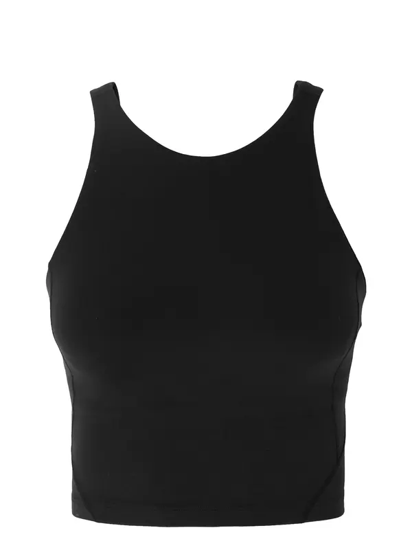 Lululemon Yoga Align C/d Cropped Nulu Tank Top - Black