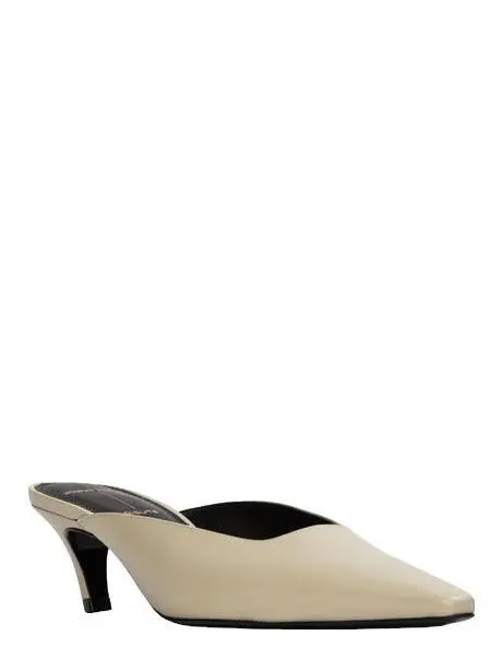 BLACK SUEDE STUDIO Logan Kitten Heel Mule - Peyote