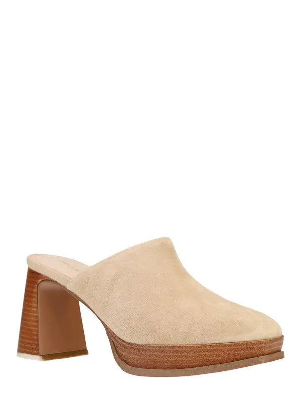 Pelle Moda Dilani Platform Mule - Latte