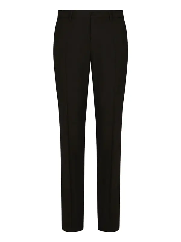 Dolce & Gabbana Tailored Slim-cut Trousers - Black