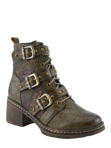 SPRING STEP SHOES Moonlit Bootie - Olive Multi
