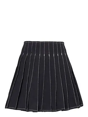 AMY LYNN Ziggy Pleated Mini Skirt - Black