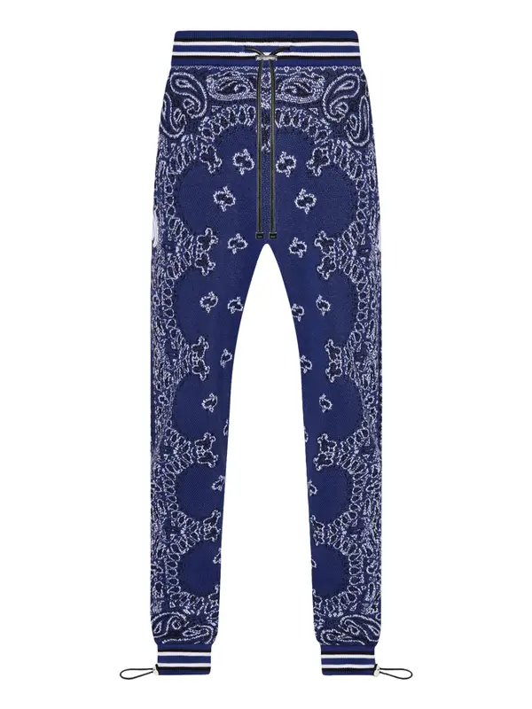 Amiri Bandana B-ball Sweatpants - Blue