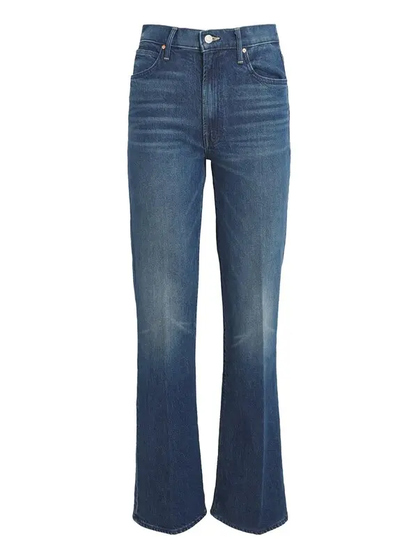 MOTHER The Kick It Straight Leg Jeans - Blue