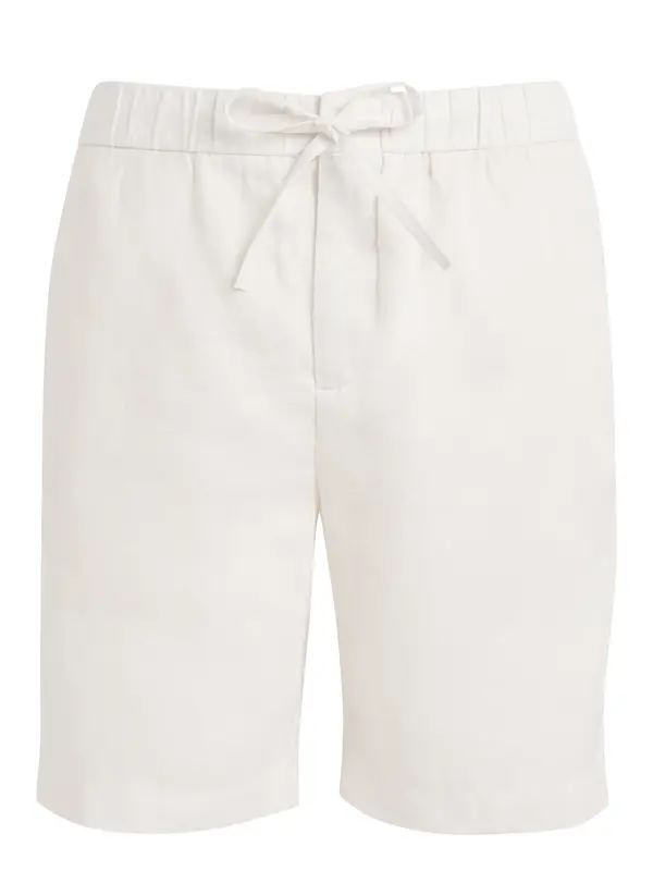 Frescobol Carioca Felipe Linen-cotton Shorts - White