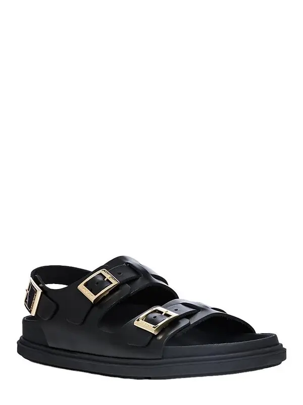 BIRKENSTOCK Cannes Buckled Sandals - Black