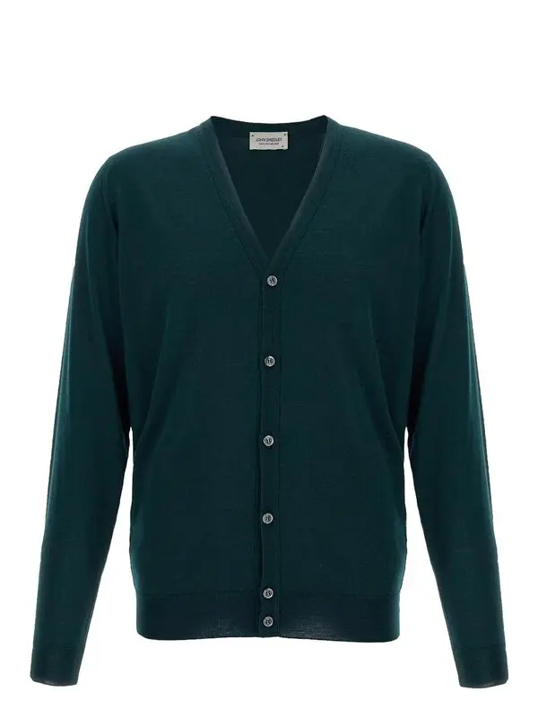John Smedley Petworth Cardigan - Green