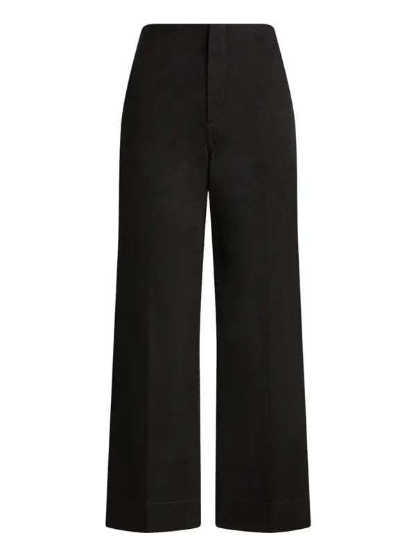 Scanlan Theodore Denim Cropped Jean - Black