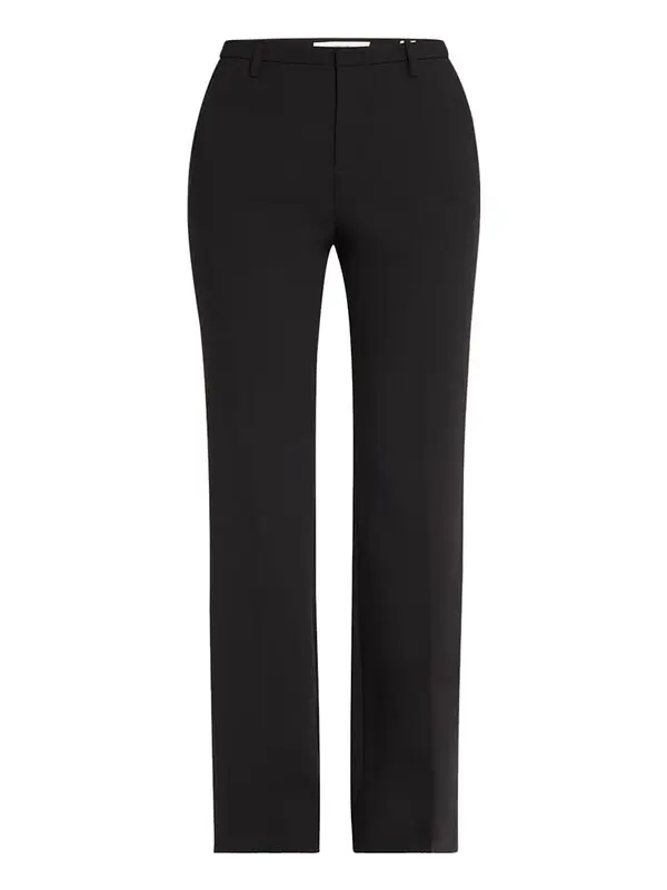 Vince Mid-rise Tailored Flare Pants - Black