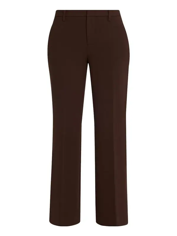 Vince Mid-rise Tailored Flare Pants - Deep Espre