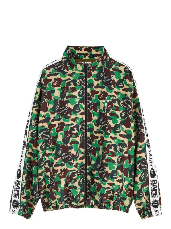 SAINT MXXXXXX X A Bathing Ape Printed Nylon Track Jacket - Multicoloured 1