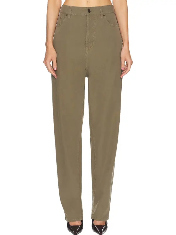 Saint Laurent Straight Leg Trouser - Authentic Kaki