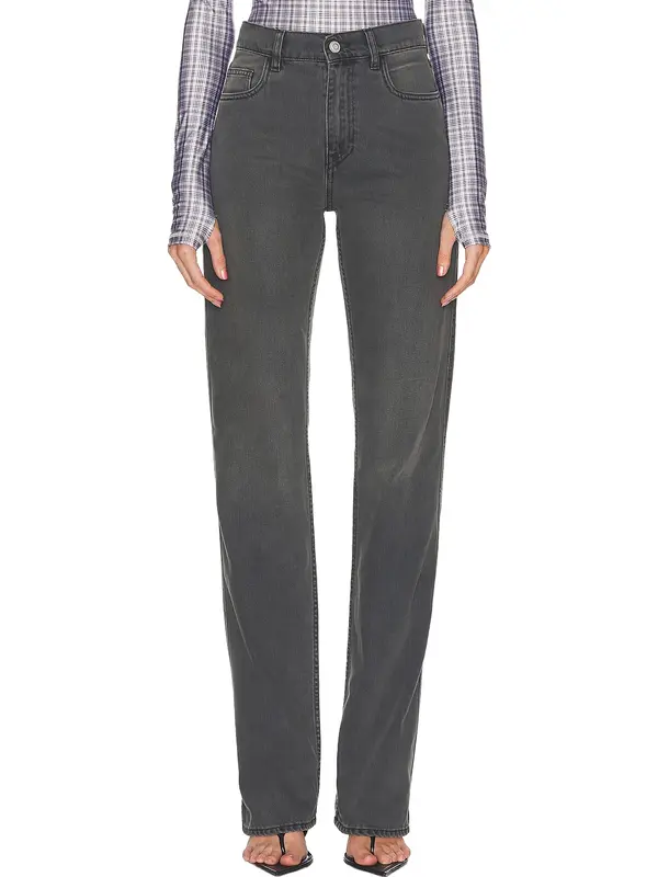 Coperni Straight Leg Jeans - Grey
