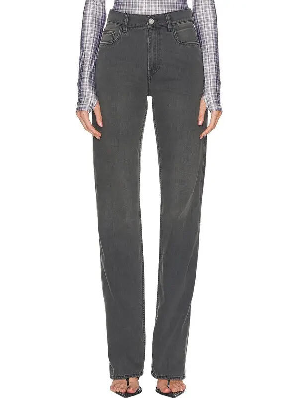 Coperni Straight Leg Jeans - Grey