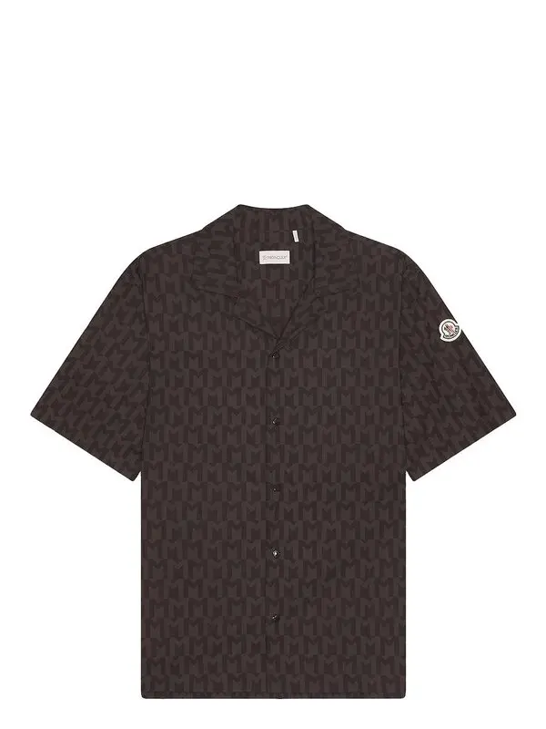 Moncler Short Sleeve Shirt - Brown
