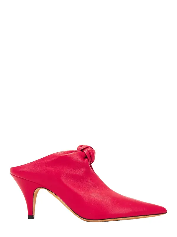 Khaite Rowan 75 Mule Heel - Red