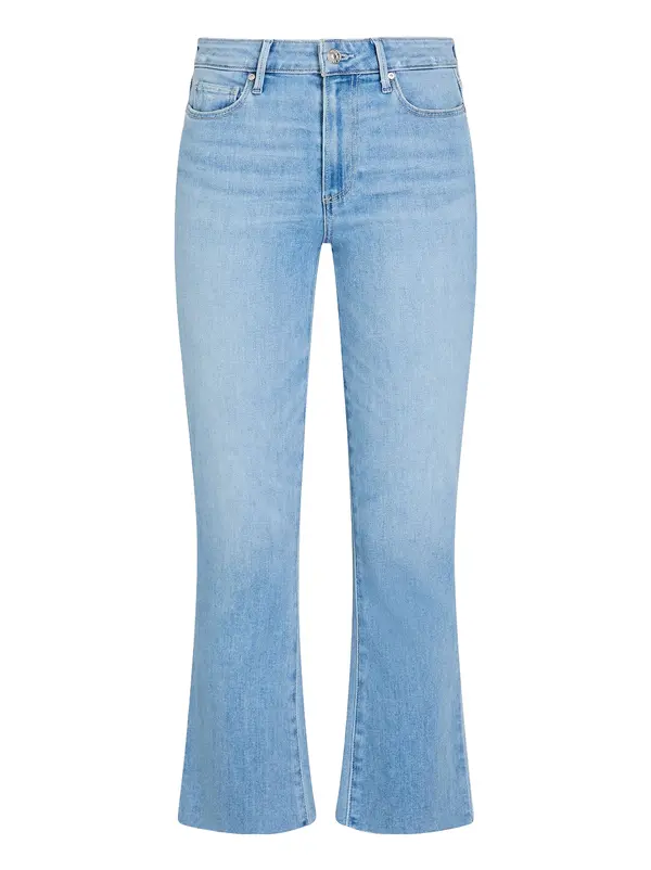 Paige Colette High-rise Kick-flare Jeans - Light Denim