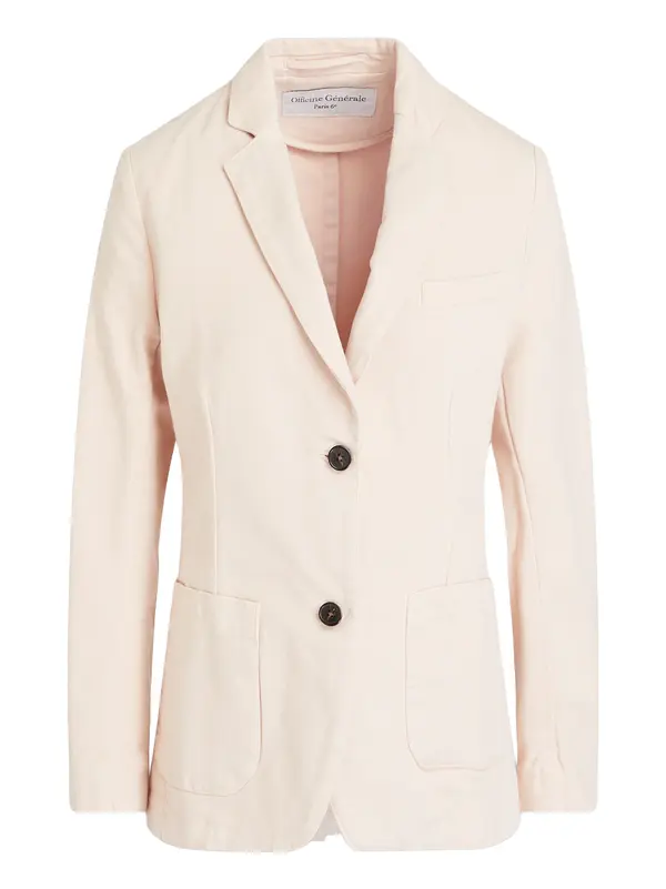 Officine Générale Paola Denim Blazer - Pastel Pink