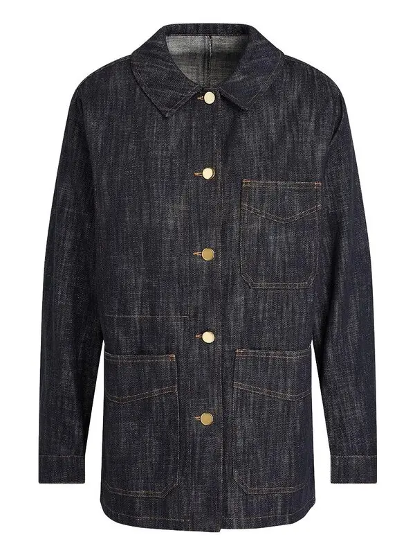 Officine Générale Camila Denim Jacket - Dark Denim