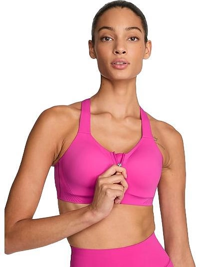 Victoria's Secret Vsx Knockout™ Front-close Sports Bra - Pink