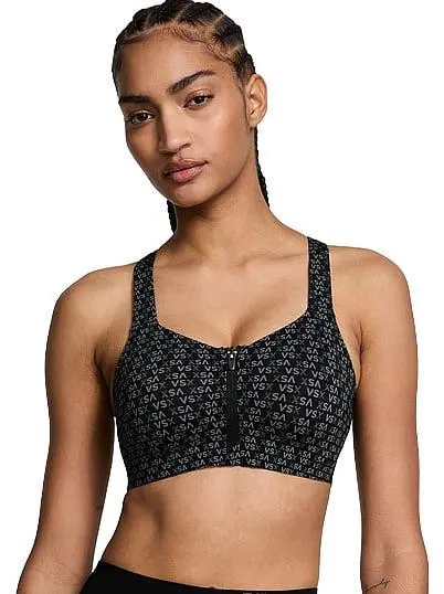 Victoria's Secret Vsx Knockout™ Front-close Sports Bra - Print