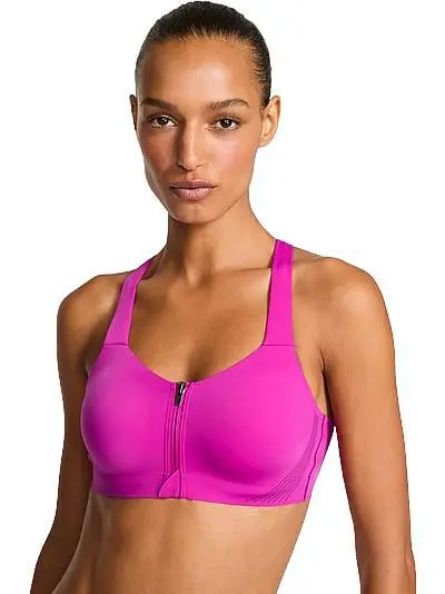 Victoria's Secret Vsx Knockout™ Front-close Sports Bra - Purple