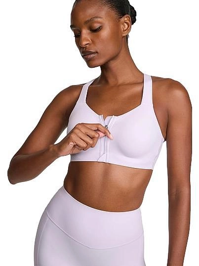Victoria's Secret Vsx Knockout™ Front-close Sports Bra - Purple