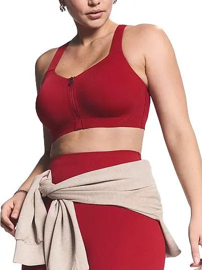 Victoria's Secret Vsx Knockout™ Front-close Sports Bra - Red