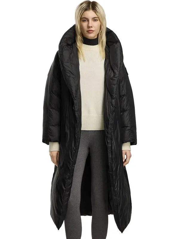 Canada Goose Elie Blanket Wrap Coat - Black