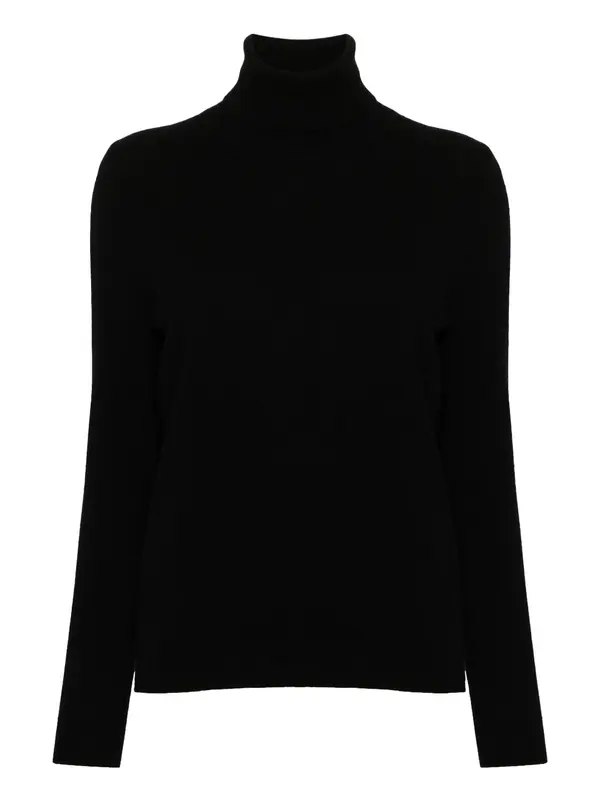 Eric Bompard Classic Turtleneck Sweater - Black