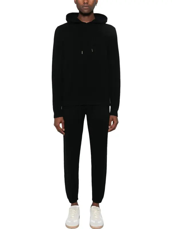 Eric Bompard Cashmere Track Pants - Black