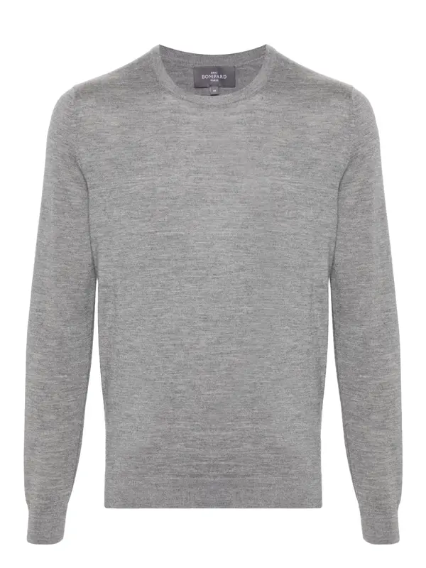 Eric Bompard Extrafine Round-neck Sweater - Grey