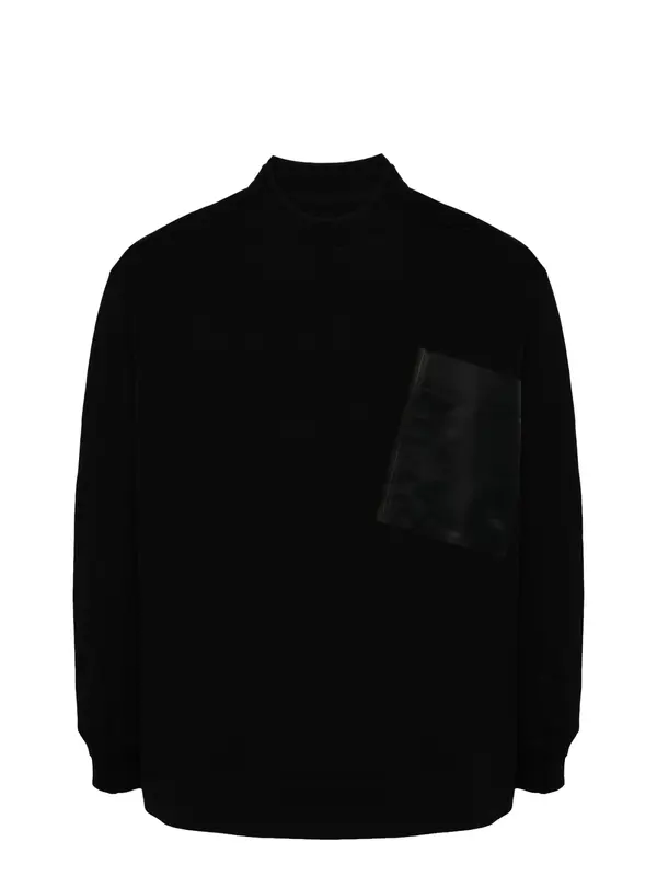 CROQUIS Loose Long Sleeves T-shirt - Black