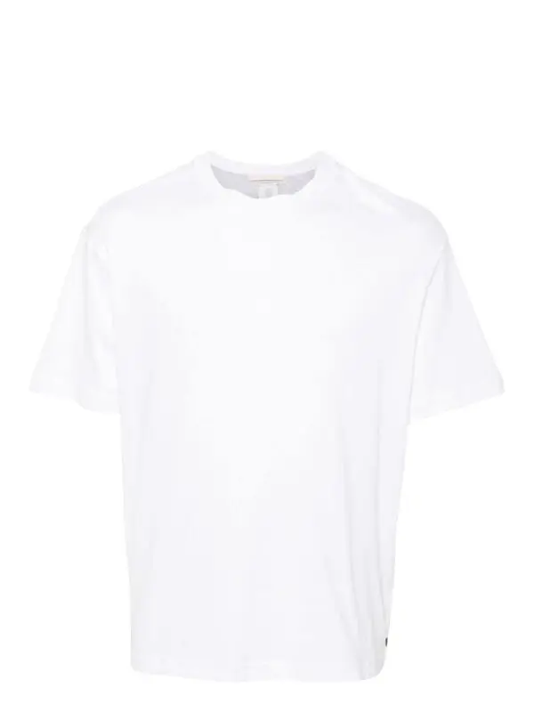 Eleventy Logo-print T-shirt - White