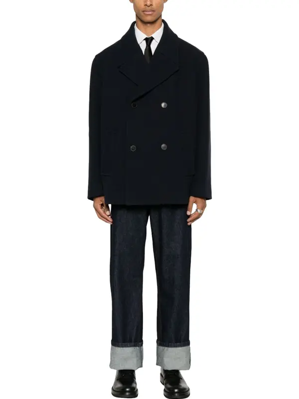 Valentino Garavani Virgin Wool Coat - Blue