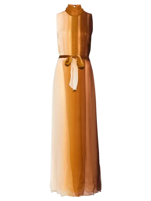 FORTE_FORTE Ombré-effect Maxi Dress - Neutrals