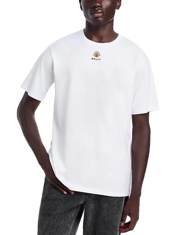 Bally Embroidered Logo Tee - White