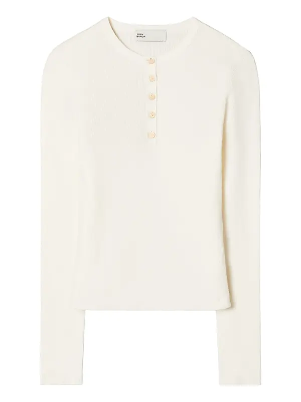 Tory Burch Henley Jumper - White