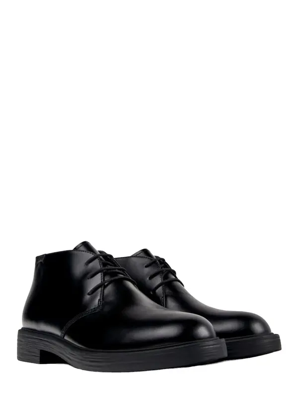 Camper Dean Lace-up Boots - Black