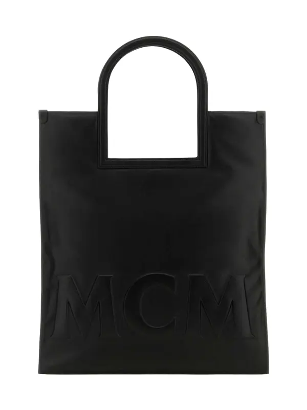 Mcm Aren Tote Bag - Black