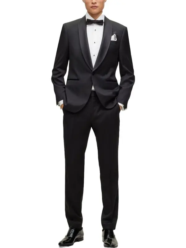 BOSS Jeckson Shawl-lapels Blazer - Black