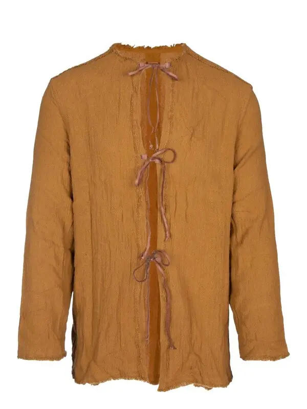 Caravana Tie Fastening Shirt - Orange