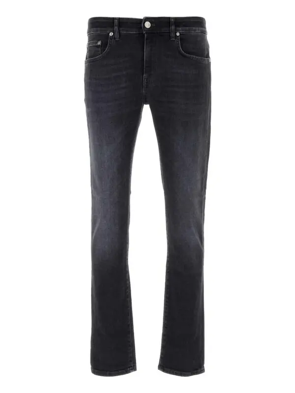 PT TORINO Cotton Slim-fit Jeans - Black