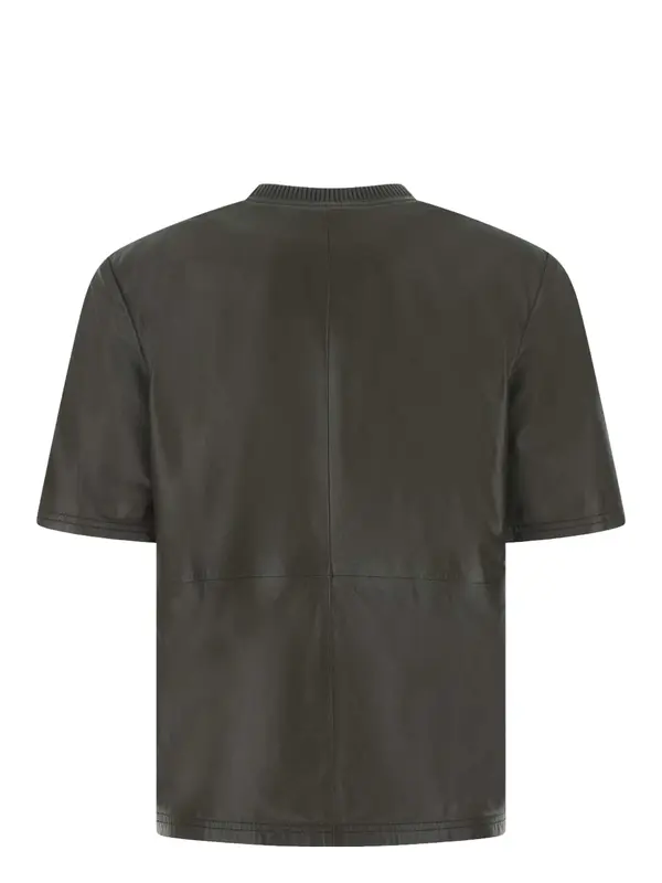 Amiri Leather T-shirt - Brown