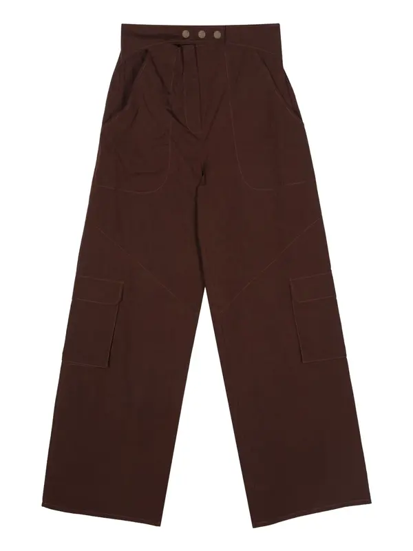 Andamane Sarah Cargo Trousers - Brown