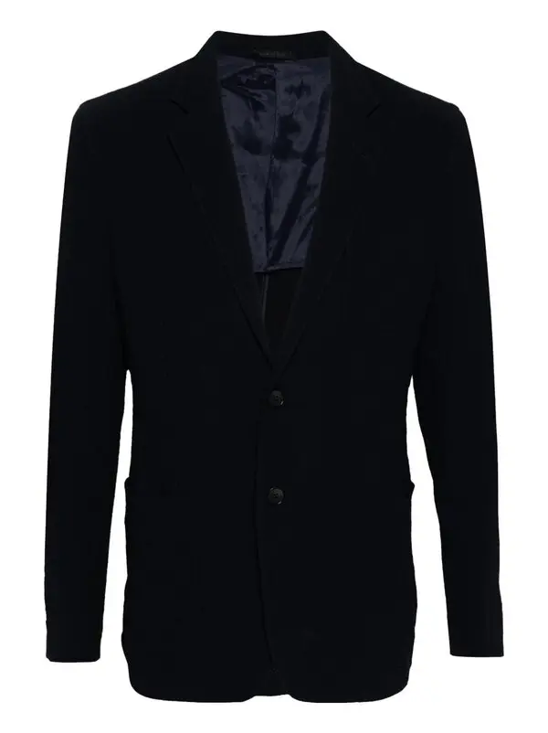 Giorgio Armani Single-breasted Blazer - Blue