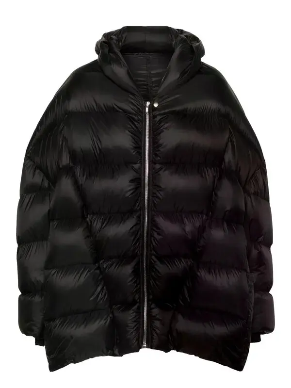 Rick Owens Hooded Peter Puffer Jacket - Black