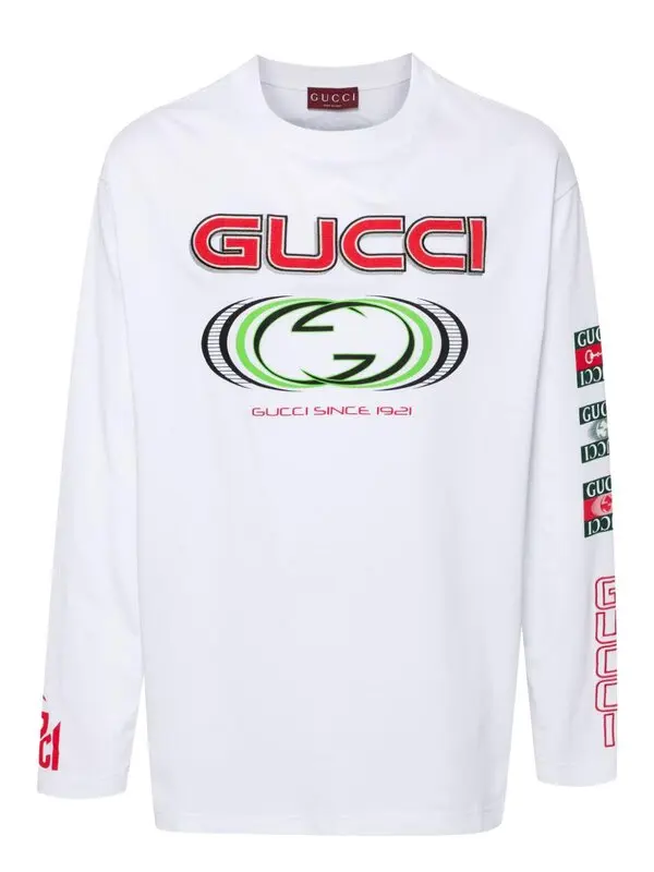 Gucci Logo-print Cotton T-shirt - White